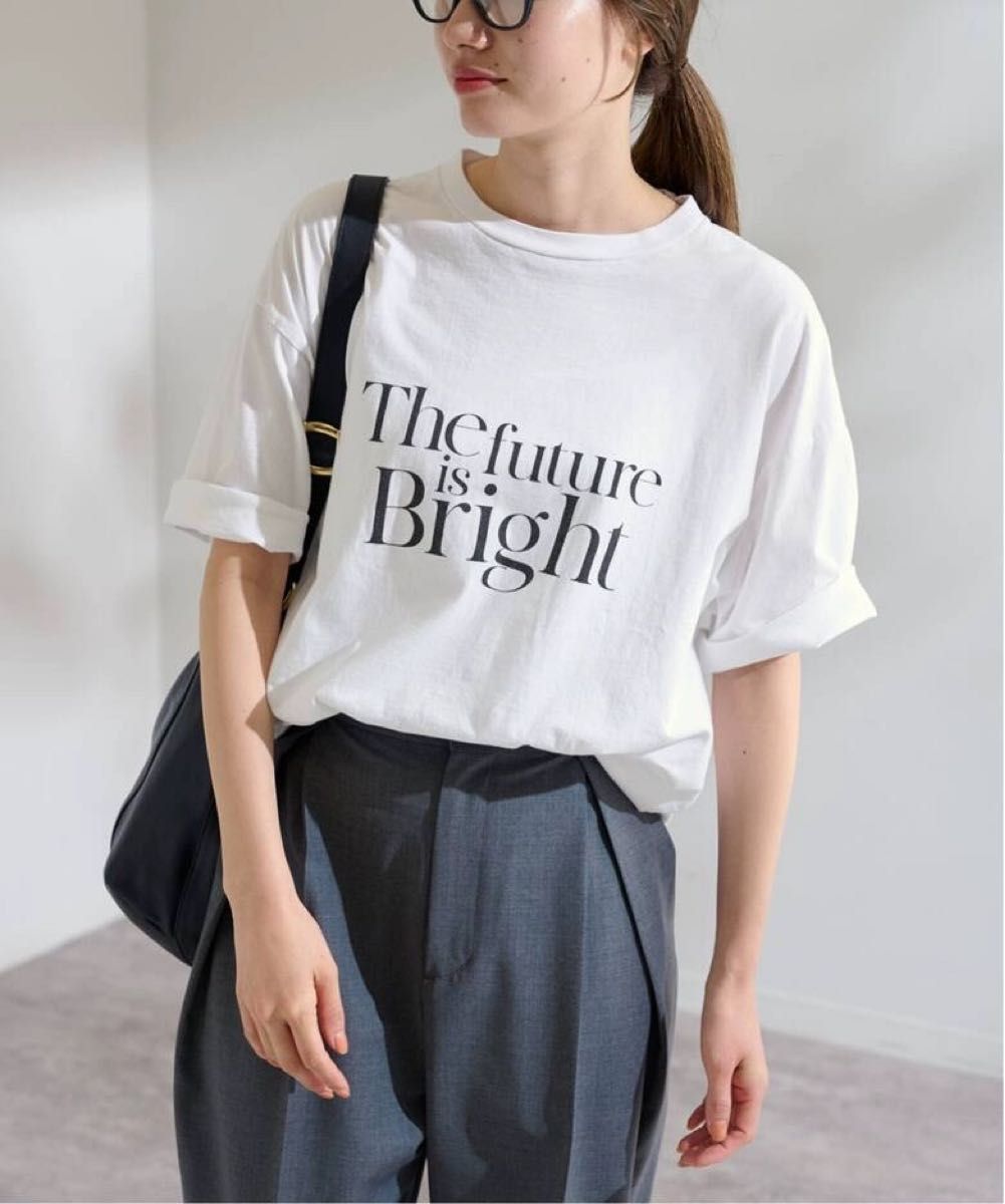 SALE フレームワーク FRAMeWORK Bright ロゴTシャツ ホワイト SALE フレームワーク FRAMeWORK Bright ロゴTシャツ ホワイト