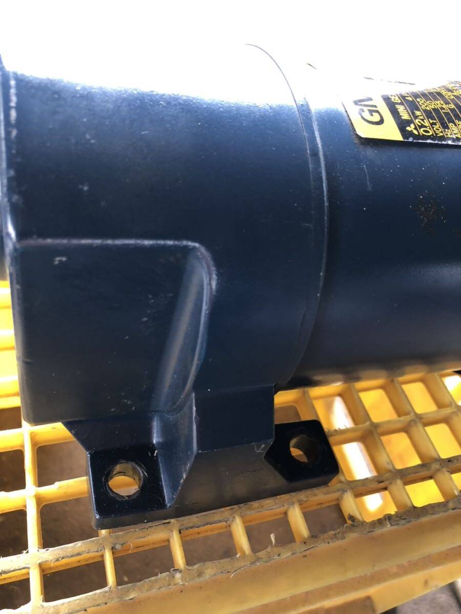 Yahoo!オークション - ギヤード モータ 0．2kw 1/5 200v 稼...