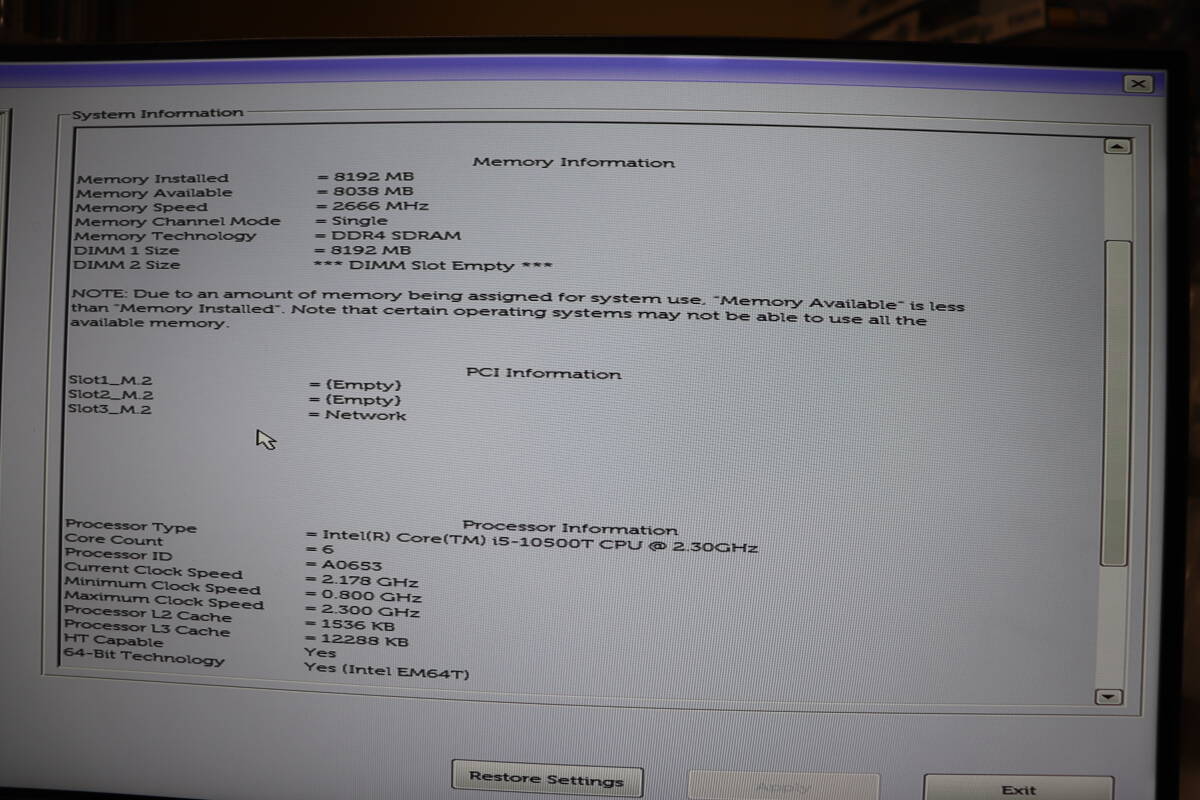 Yahoo!オークション - M778. DELL / Optiplex 7080 / Core i5-10500T