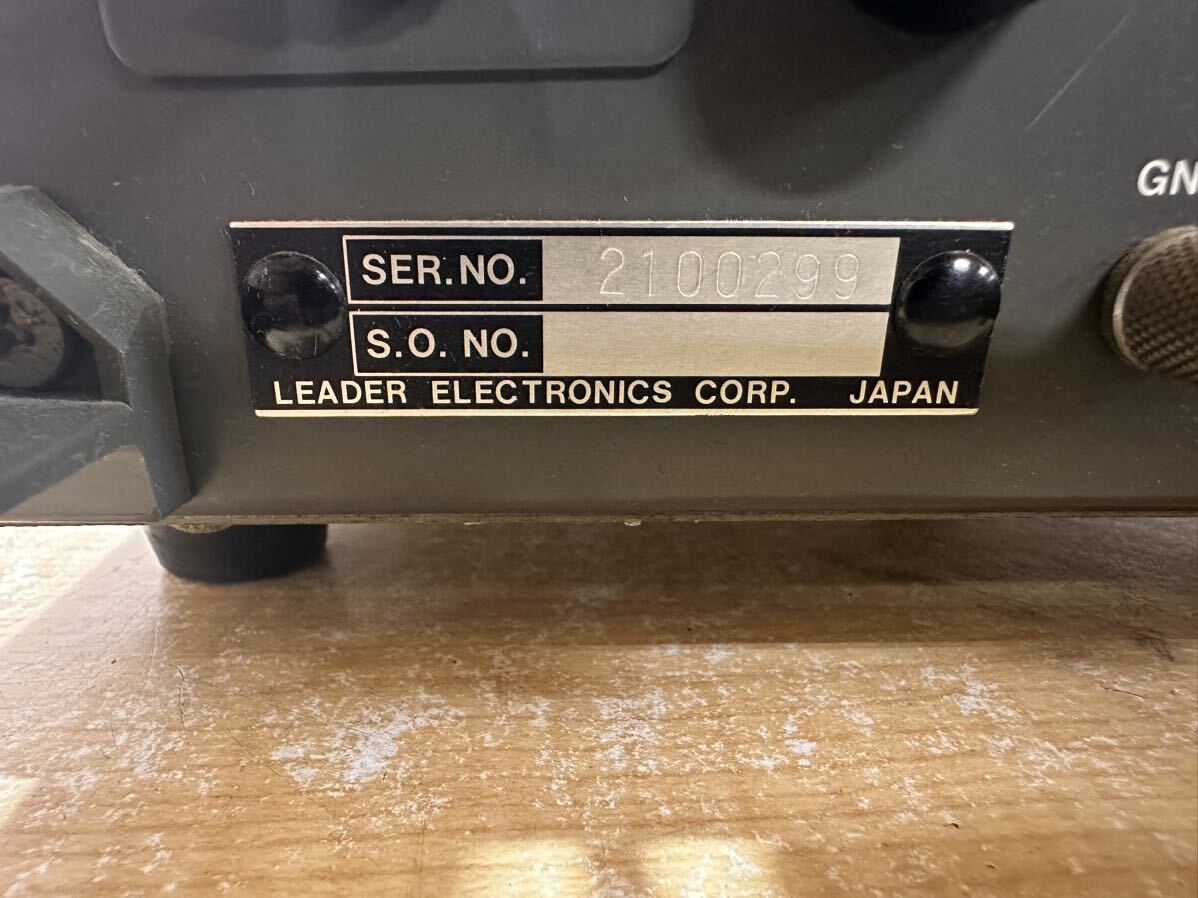 Yahoo!オークション - # LEADER LFM-3610 WOW&FLUTTER METER 通電確認...