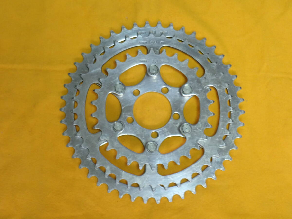 Yahoo!オークション - TAツーリストギヤ板 旧刻印 46T 40T 32T 極小使...