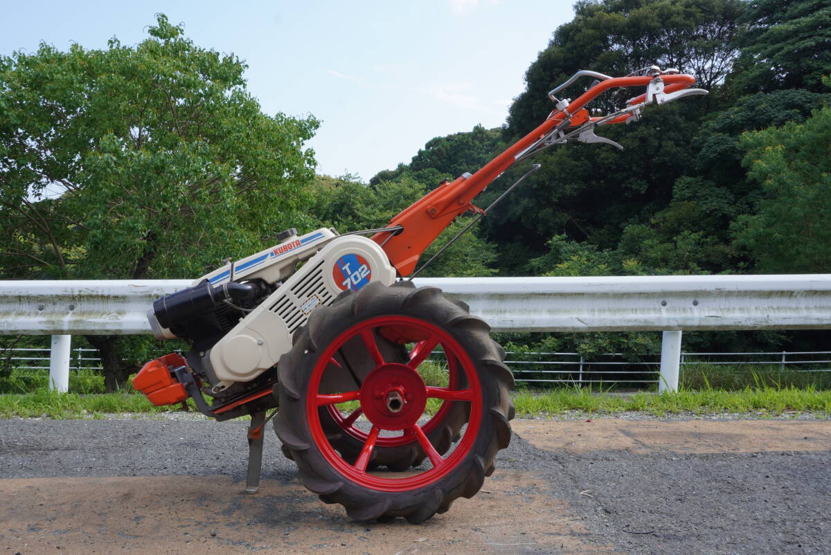Yahoo!オークション - クボタ T702 耕うん機 二輪耕運機 管理機 KUBOT...