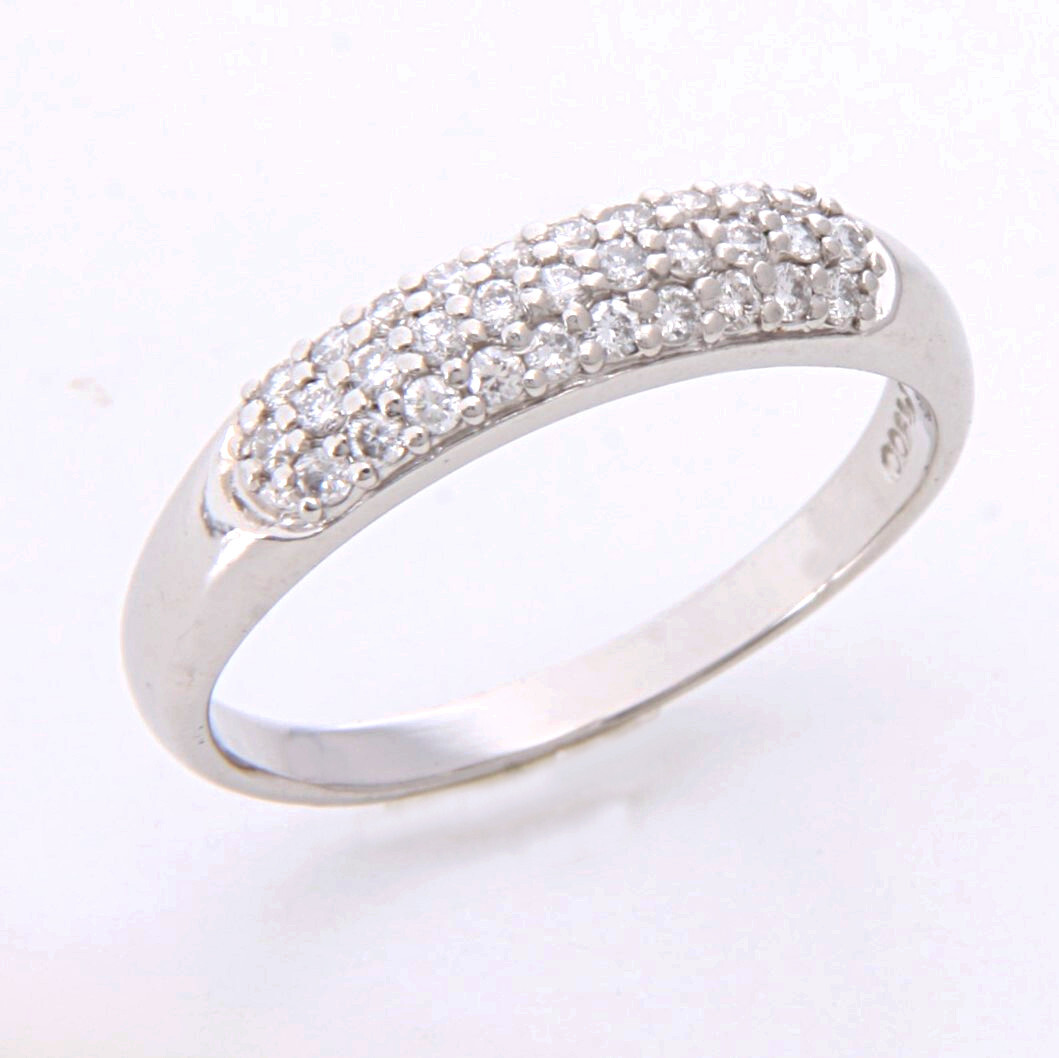 Yahoo!オークション - Pt900プラチナ0.25Ct天然ダイヤモンドリング12...