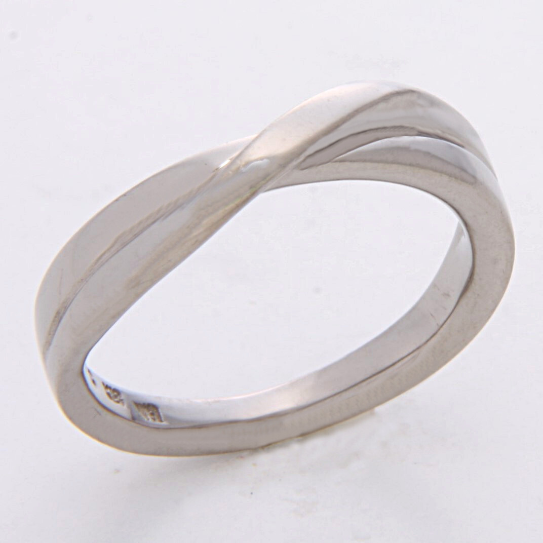 Yahoo!オークション - 4℃ K18WGホワイトゴールドリング指輪8号 MJ-24...