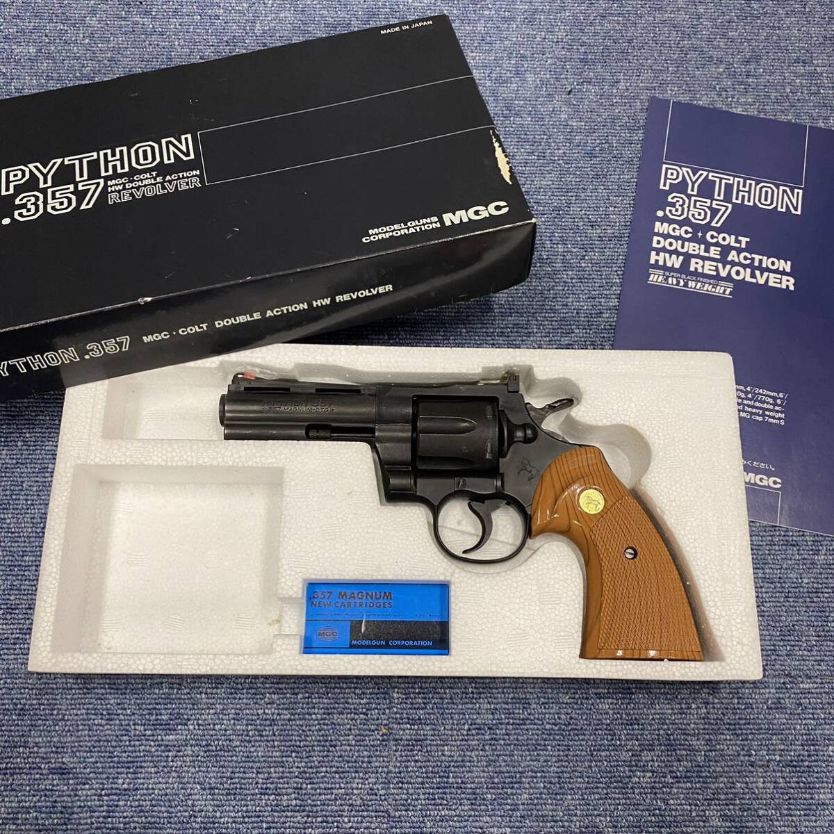 Yahoo!オークション - MGC モデルガン SPGマーク有 COLT PYTHON.357 R...