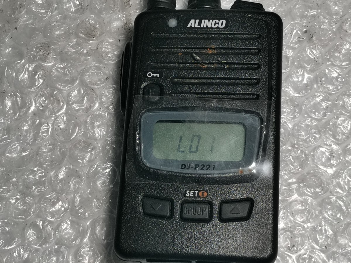 Yahoo!オークション - ALINCO DJ-P221 トランシーバー ジャンク扱い レ...