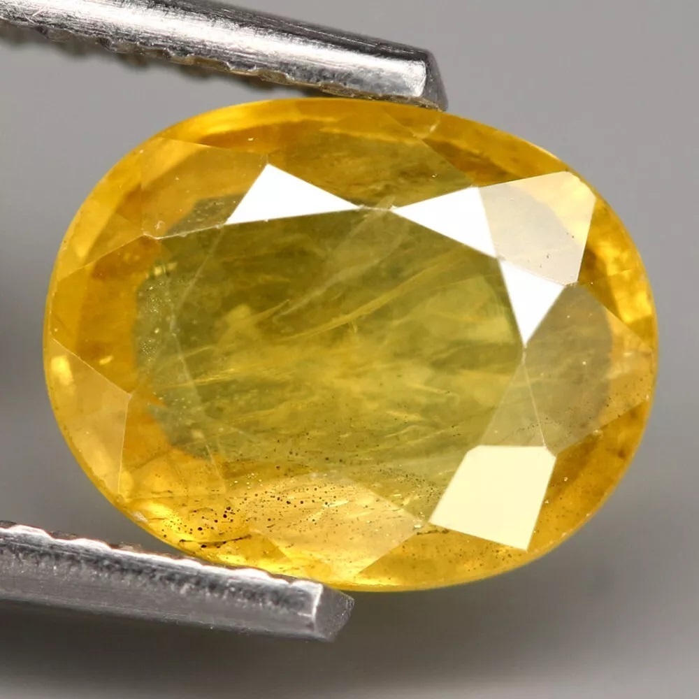 Yahoo!オークション - 【天然イエローサファイアルース 1.46ct 4079】...