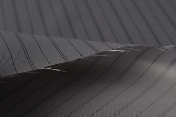 Yahoo!オークション - ポリエステルダブルストライプ柄裏地 グレー×...