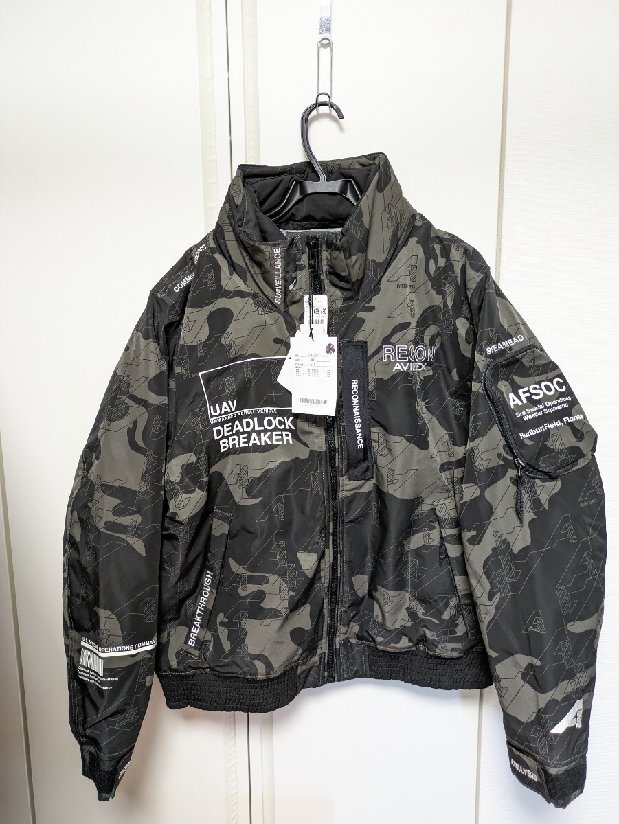 AVIREX/新品メンズXL/FLIGHT JACKET WEATHER WATCHER/6112127 AVIREX/新品メンズXL/FLIGHT JACKET WEATHER WATCHER/6112127