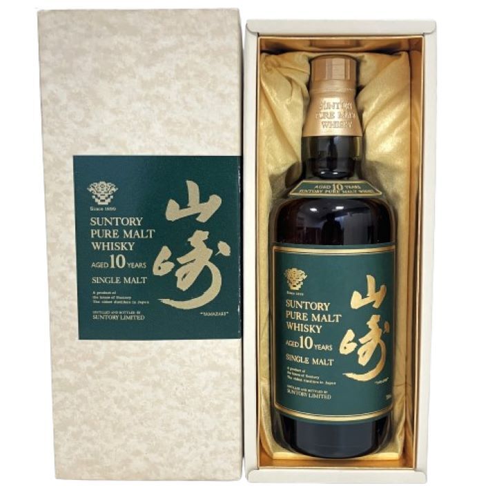 SUNTORY/サントリー 山崎/YAMAZAKI 10年 グリーンラベル ピュアモルト ウイスキー700ml 40% 箱付 11350(日本)｜売買されたオークション情報、yahooの商品 ...