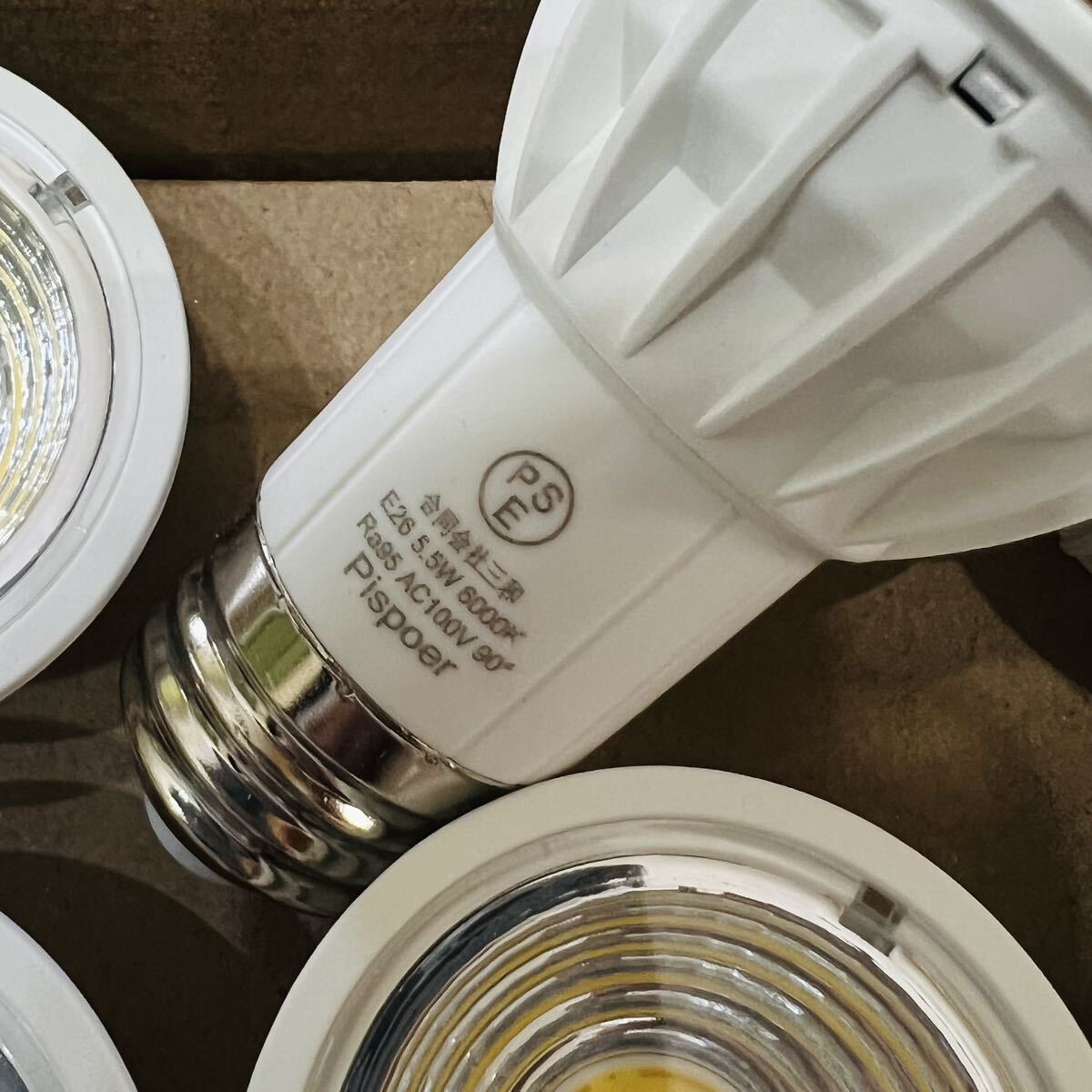 Yahoo!オークション - 【まとめ売り】LEDハロゲン電球6000k E26/E11口...