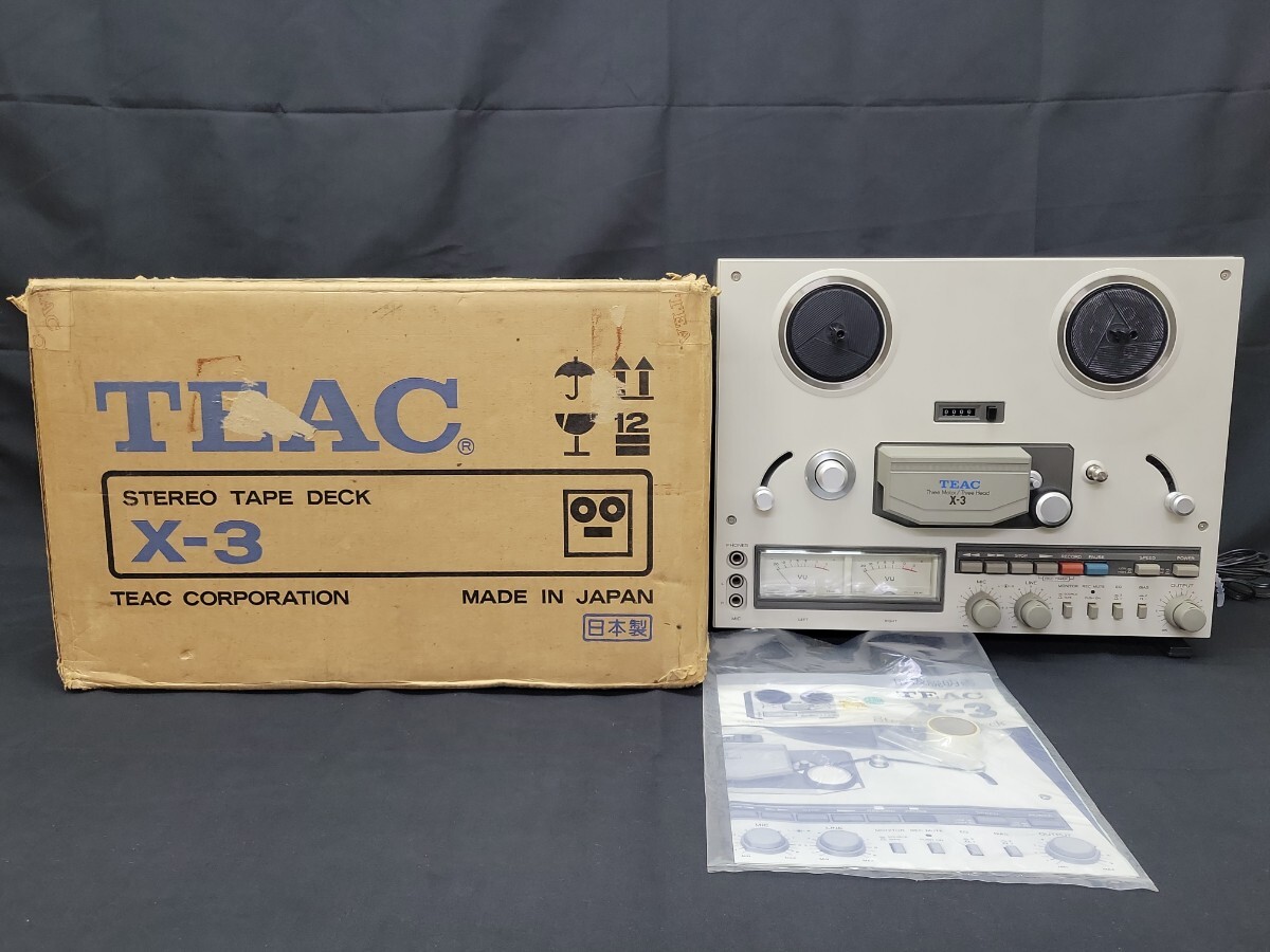 Yahoo!オークション - Y 当時物 TEAC X-3 STEREO TAPE DECK ティアック...