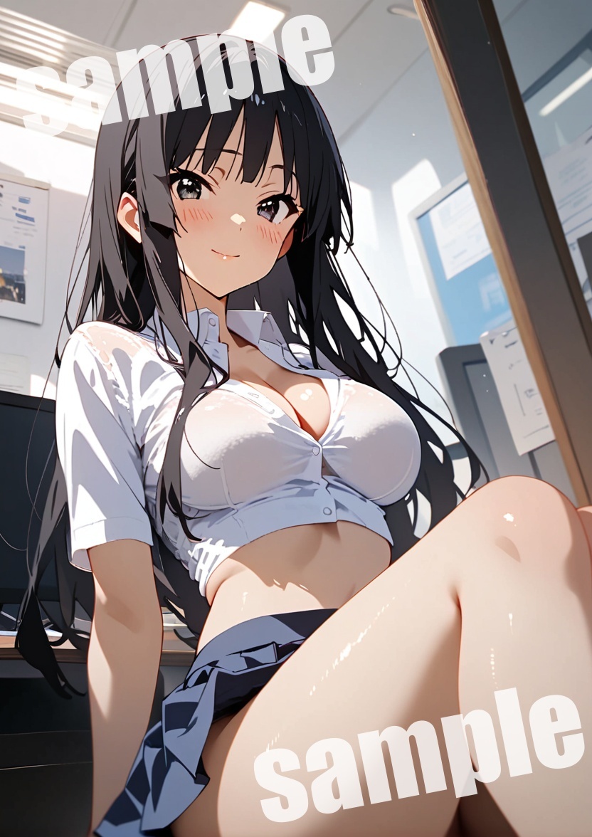 Yahoo!オークション - 秋山澪 けいおん 同人 A4 ポスター アート コス...