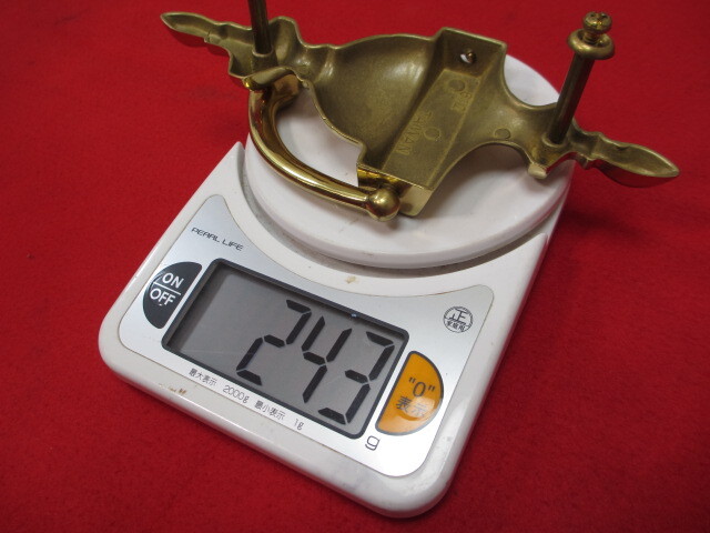 Yahoo!オークション - 【AA794/6】真鍮製 ドアノッカー 玄関 ドア ゴー...