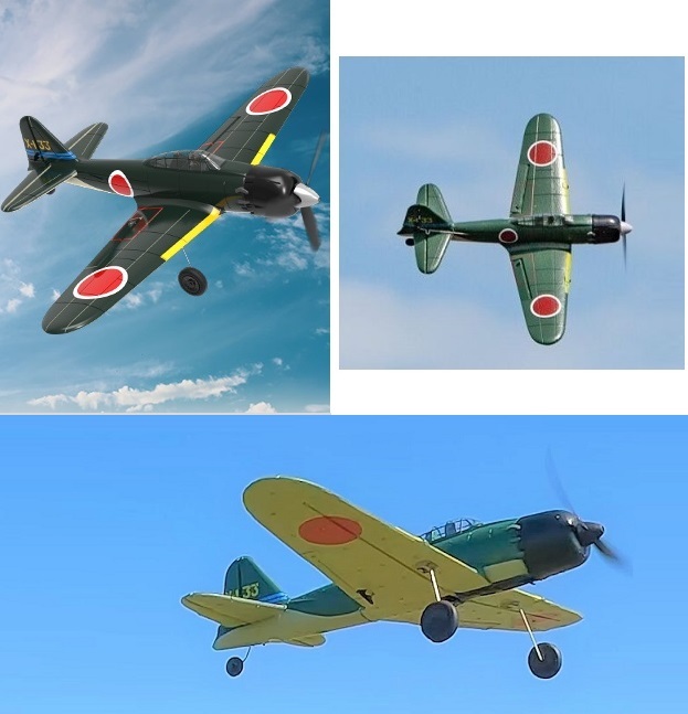 Yahoo!オークション - EPP製完成機 Volantex／A6M零戦 専用受信機付PN...