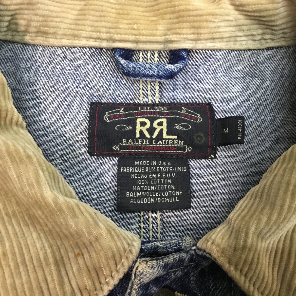 Yahoo!オークション - 90s RRL/RALPH LAUREN ダブルアールエル ラルフ...
