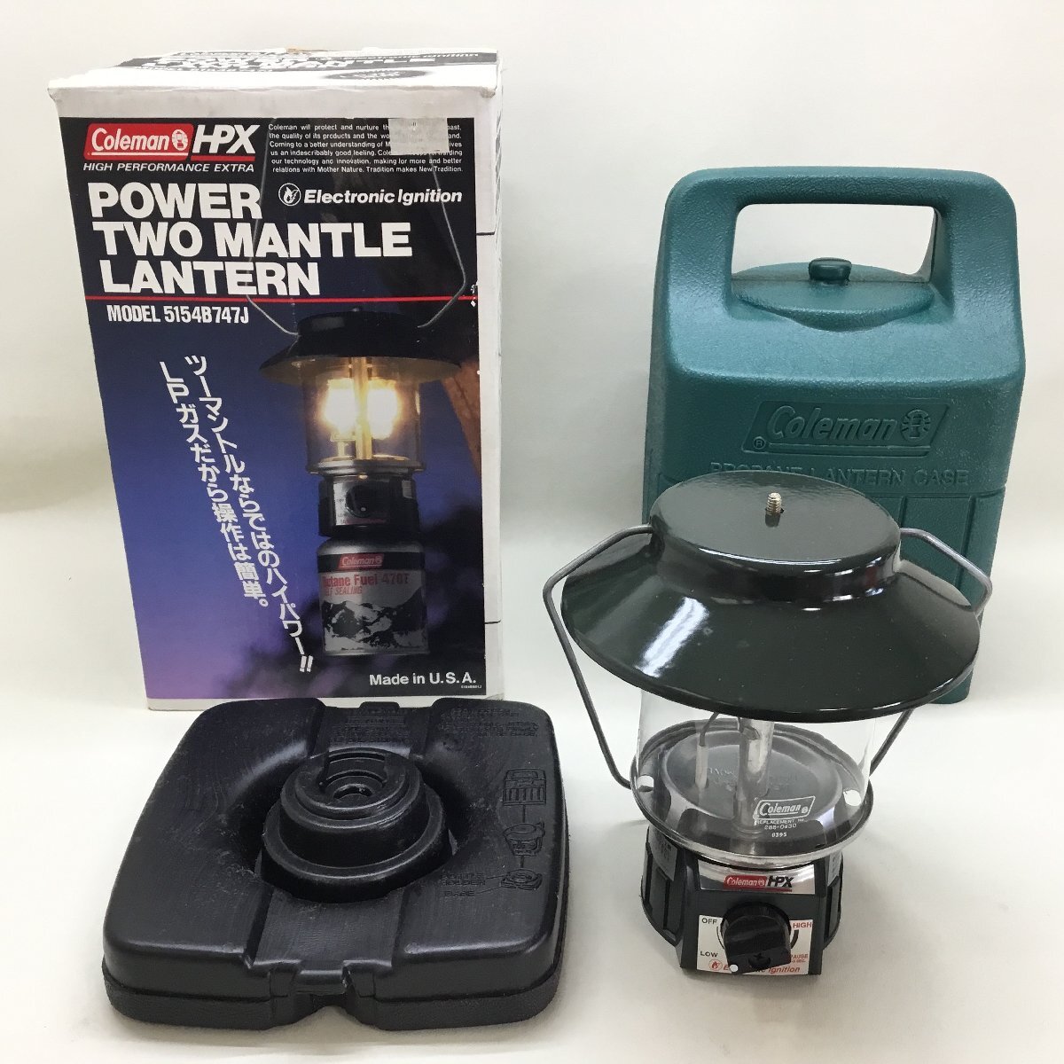 Yahoo!オークション - Coleman コールマン HPX POWER TWO MANTLE LANT...