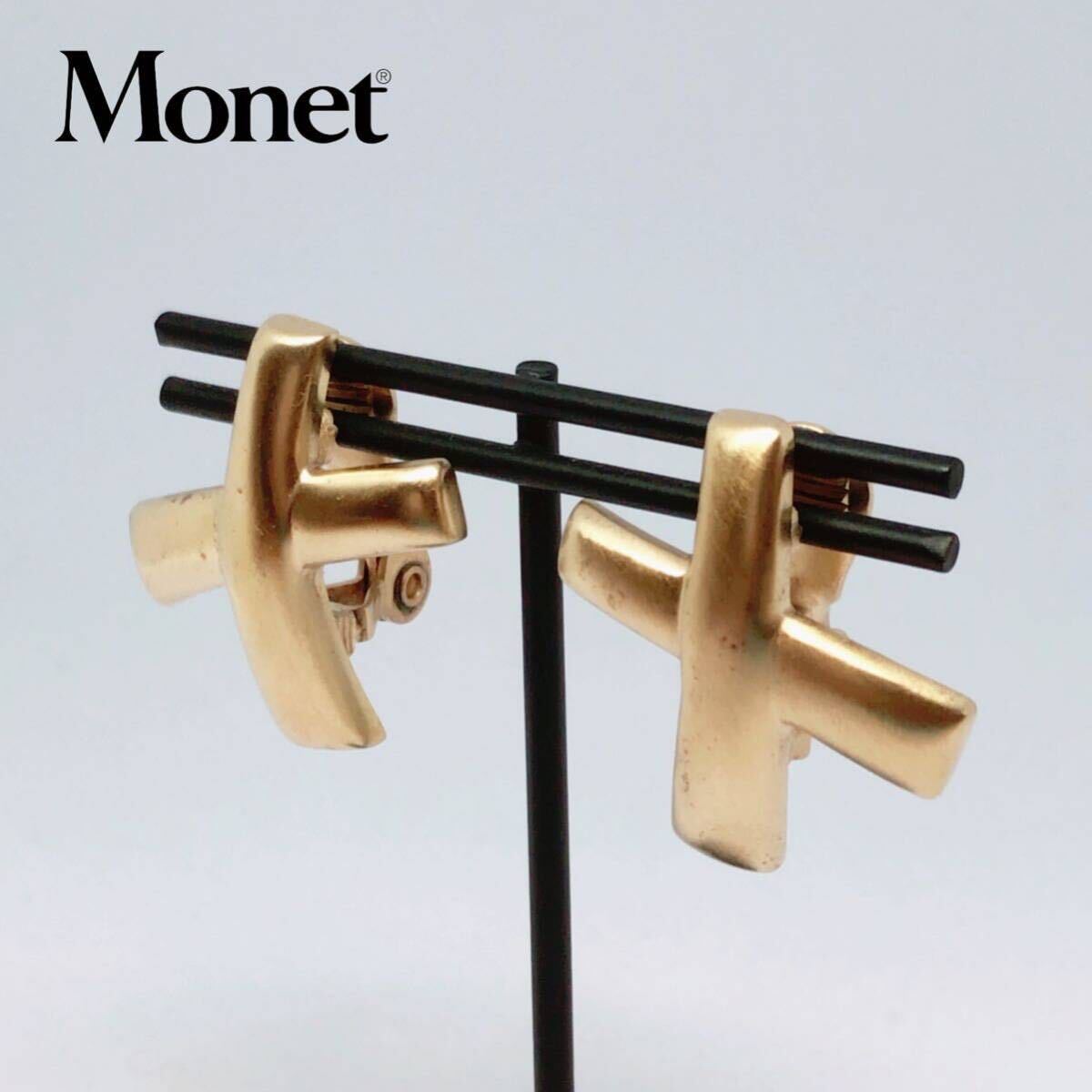 monet モネ イヤリング クロス X エックス マット つや消し ゴールド カラー ヴィンテージ 刻印あり(その他)｜売買されたオークション情報、yahooの商品情報をアーカイブ公開 ...