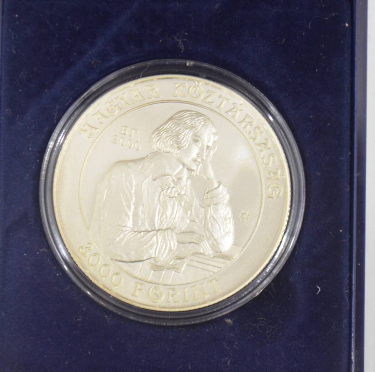 Yahoo!オークション - 28K 銀貨 925 記念硬貨 フランツ リスト フィレ...