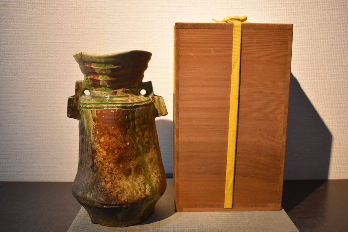 Yahoo!オークション - 【GE】Z814【コレクター所蔵品】時代 伊賀花瓶