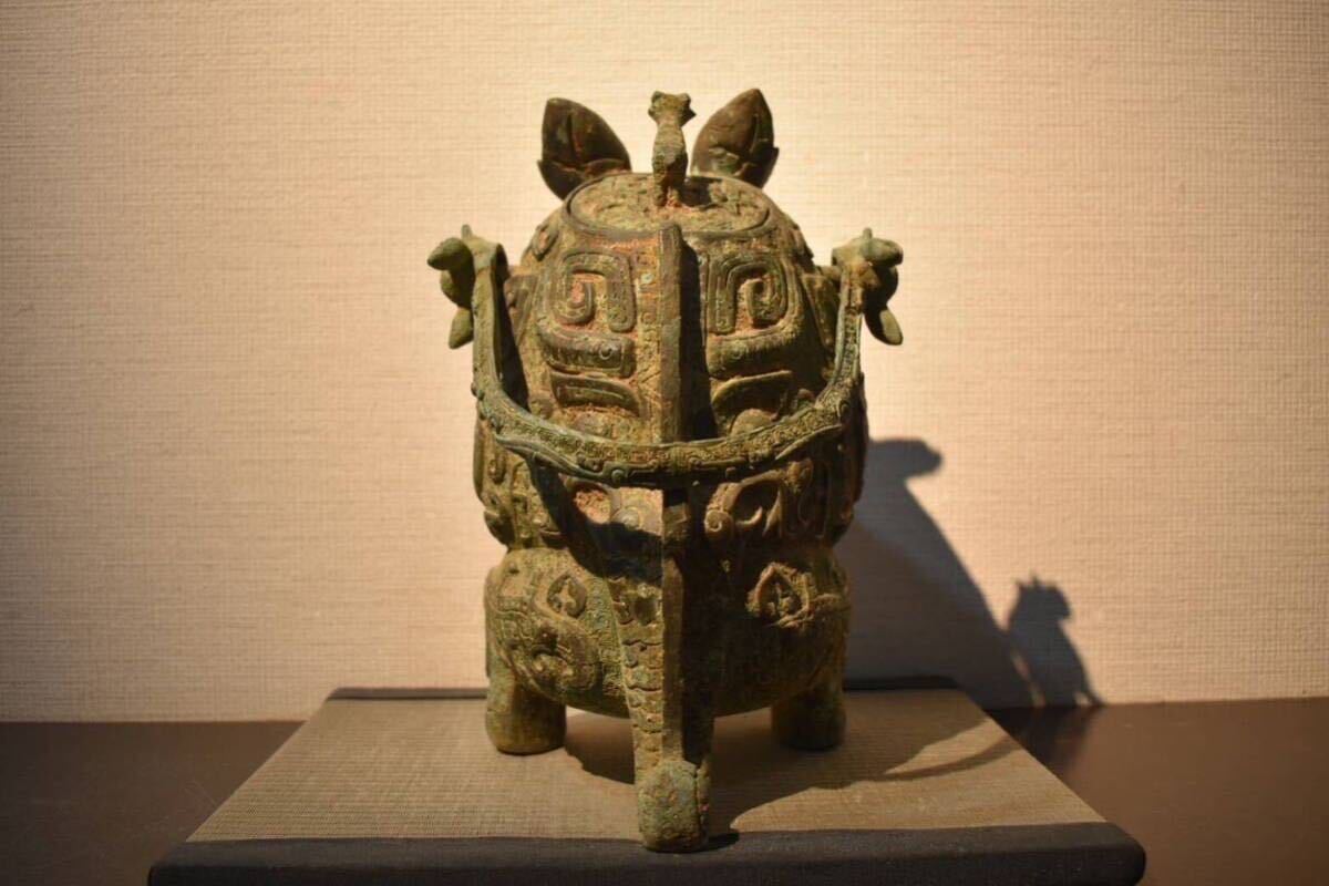 Yahoo!オークション - 【GE】E808【コレクター所蔵品】時代 青銅器獣三...