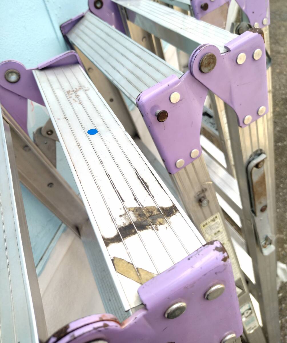 Yahoo!オークション - 【P569】 中古 アルインコ ALINCO 脚立3台 まと...