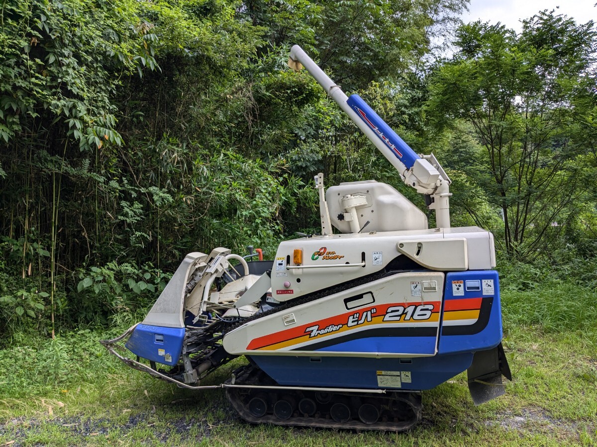 Yahoo!オークション - イセキ コンバイン ビバ 216 HVG 216G アワーメ...