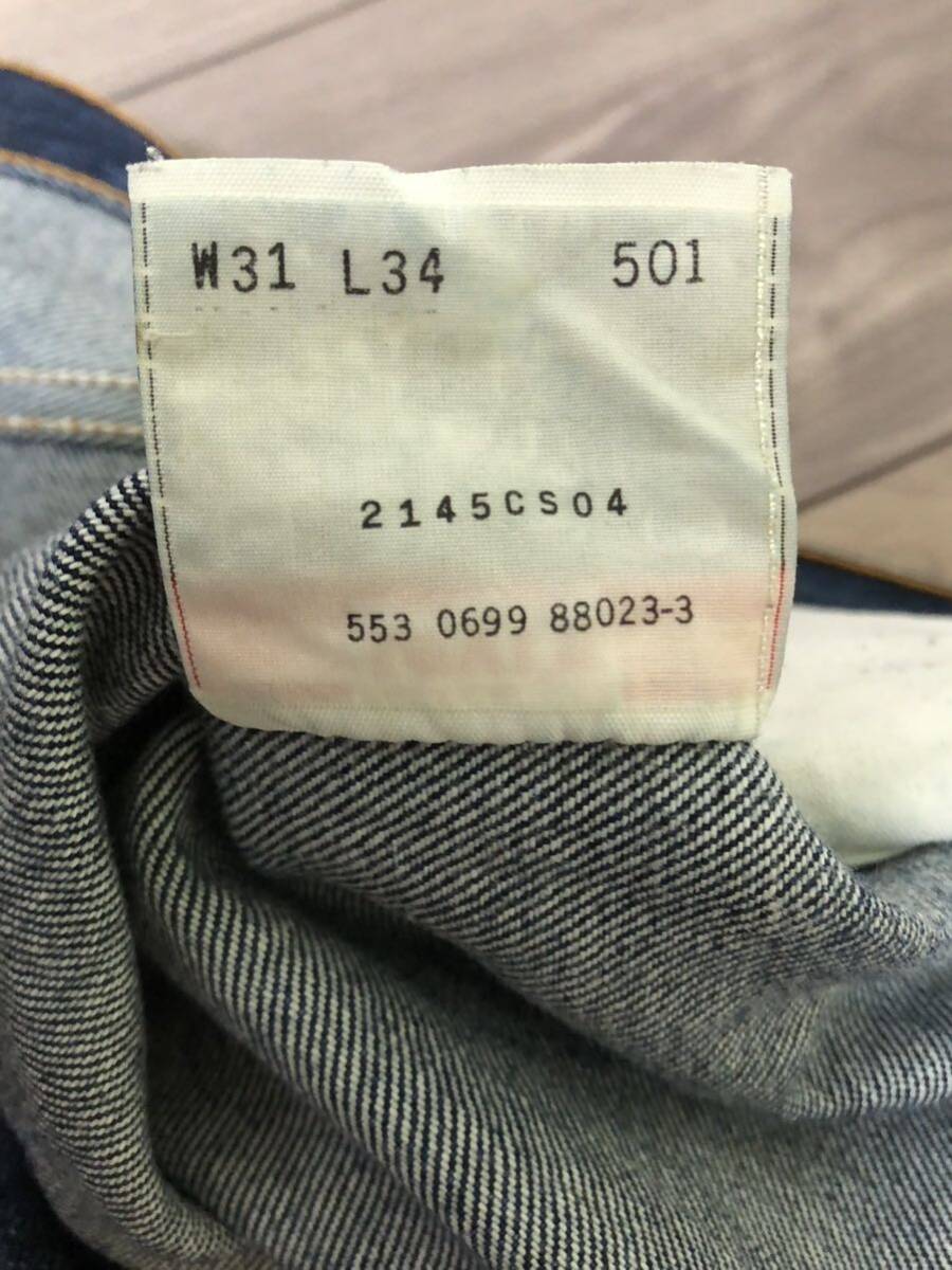 Yahoo!オークション - リーバイス501 W31 L34米国製 在庫希少 アメリカ...