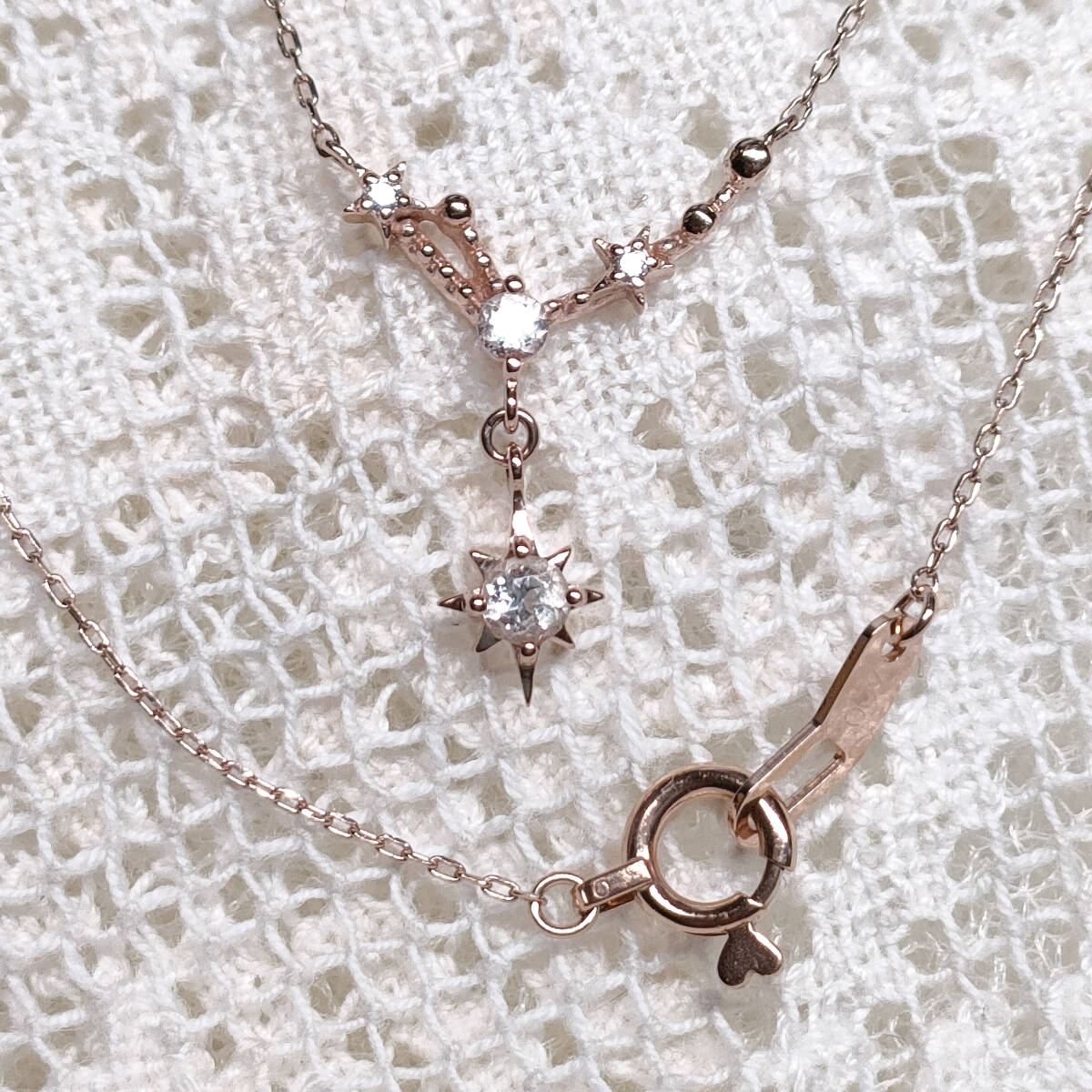 K10 【STAR JEWELRY】 星座 ネックレス 44cm クリスマス限定 K10 【STAR JEWELRY】 星座 ネックレス 44cm クリスマス限定