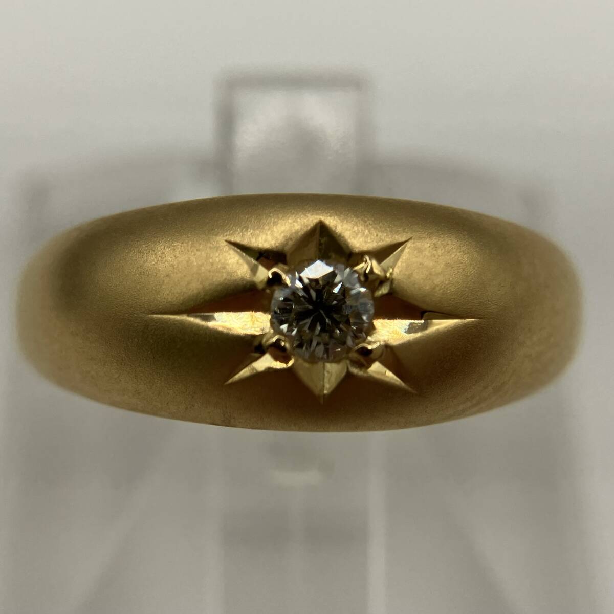 Yahoo!オークション - K18 18金 イエローゴールド D0.08ct ダイヤ付き ...