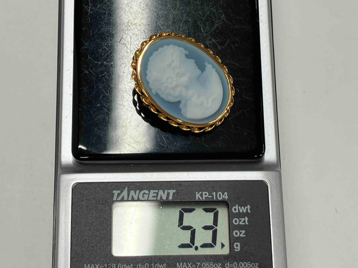 Yahoo!オークション - K18 5.3g デザインブローチ トップ