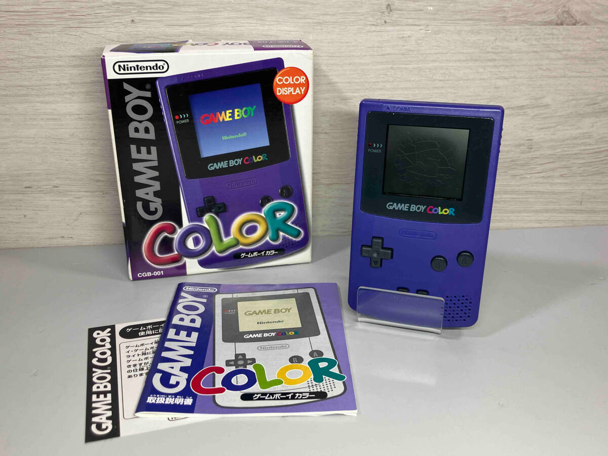ジャンク Nintendo GAME BOY COLOR ニンテンドー ゲームボーイ カラー CGB-001 箱付き(本体)｜売買されたオークション情報、yahooの商品情報をアーカイブ公開 ...