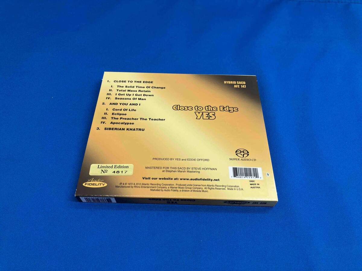 Yahoo!オークション - イエス YES CD Close to the Edge Audio Fidelity