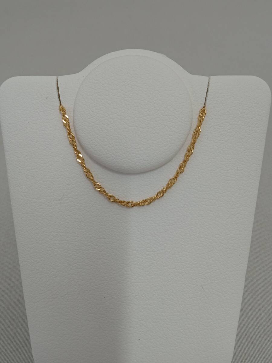 Yahoo!オークション - K18 約43cm 約2.1g ネックレス