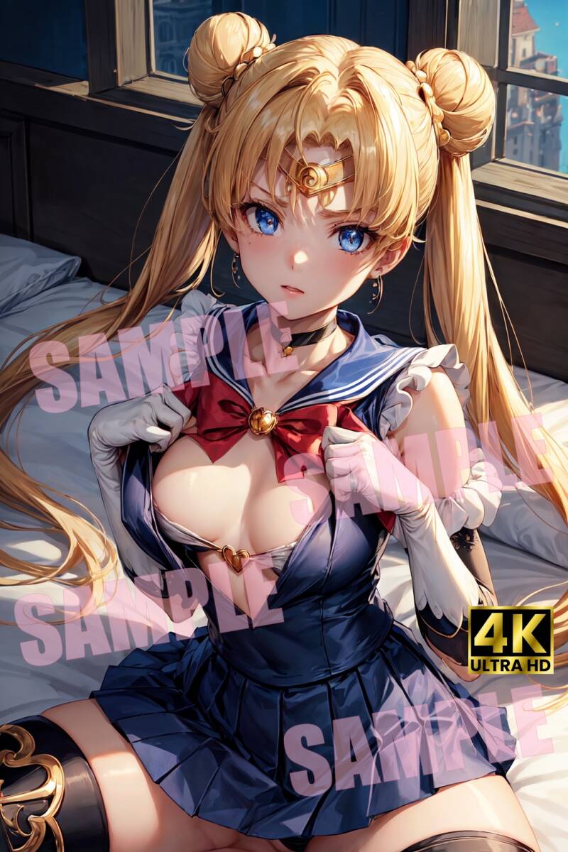 Yahoo!オークション - 1-5 1点物 セーラームーン 月野うさぎ A4 ポス...