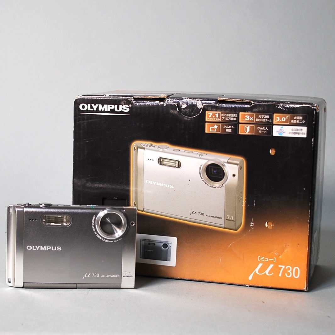 Yahoo!オークション - B722 すぐ使えます OLYMPUS μ 730 コンデジ コ...