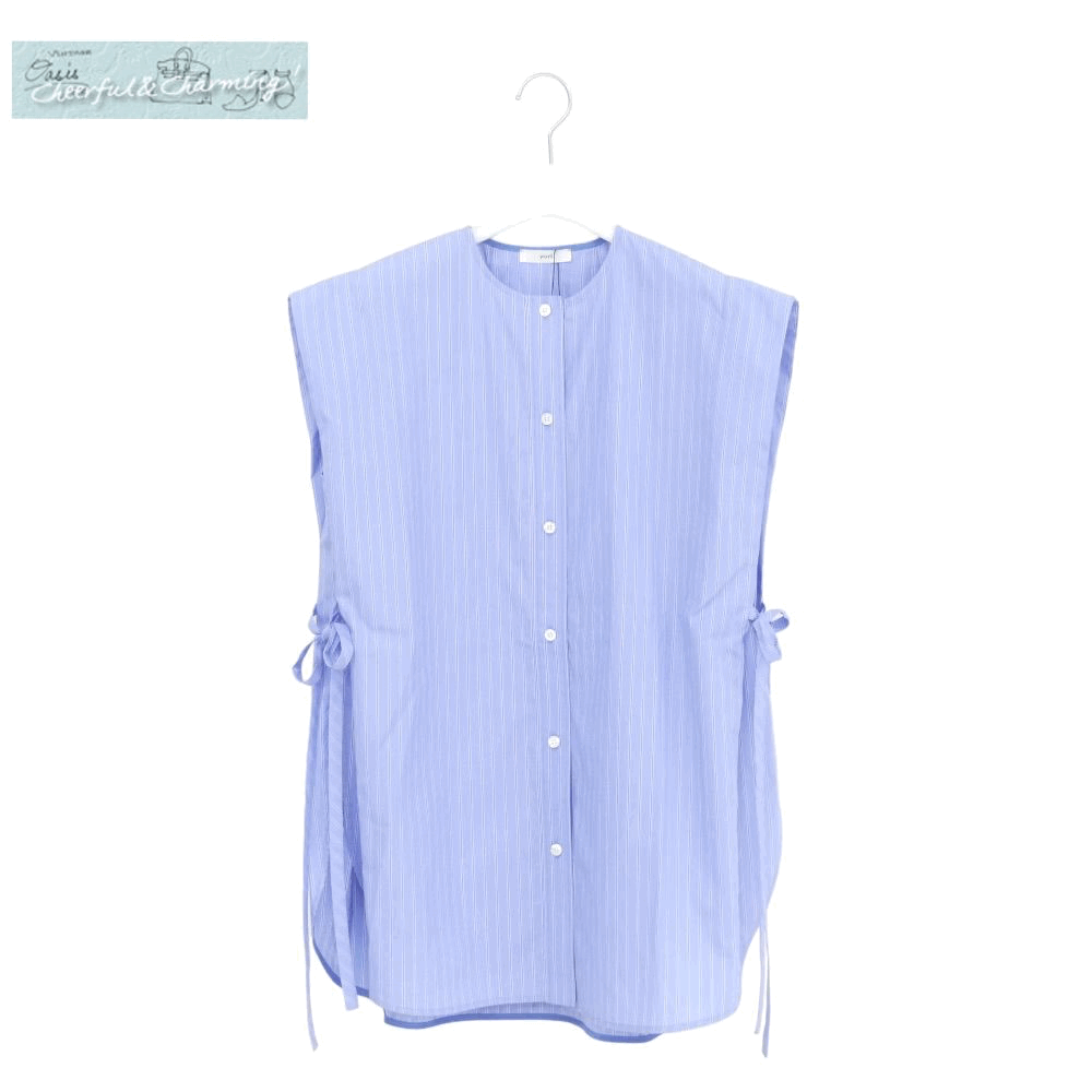 Yahoo!オークション - 未使用 yori ヨリ ウェッジラインブラウス F ラ...