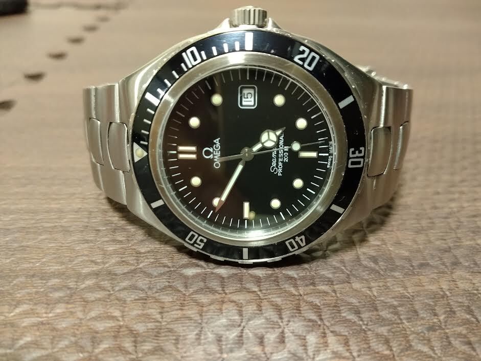 Yahoo!オークション - オメガ OMEGA シーマスター200m ラージサイズ 希...