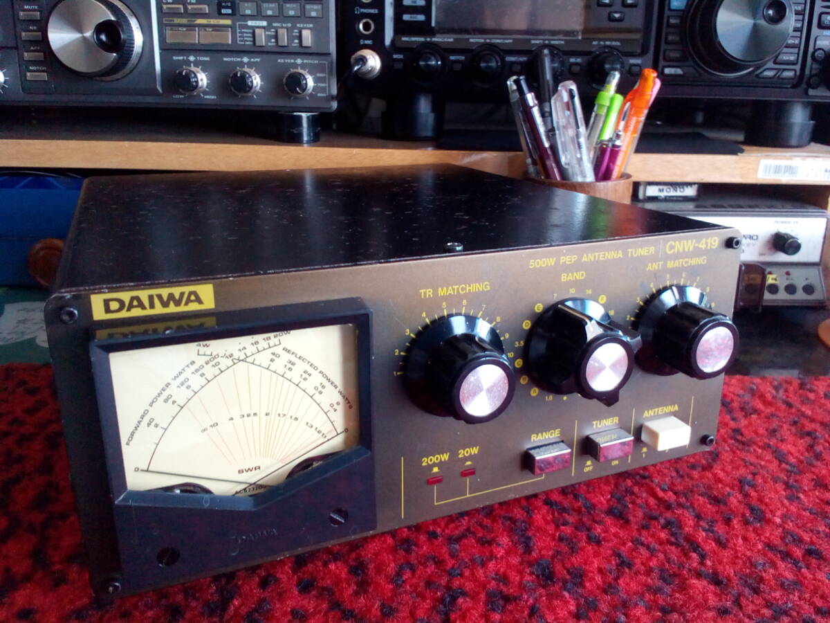 Yahoo!オークション - DAIWA 500W PEP ANTENNA TUIVER CNW-419 現在運...