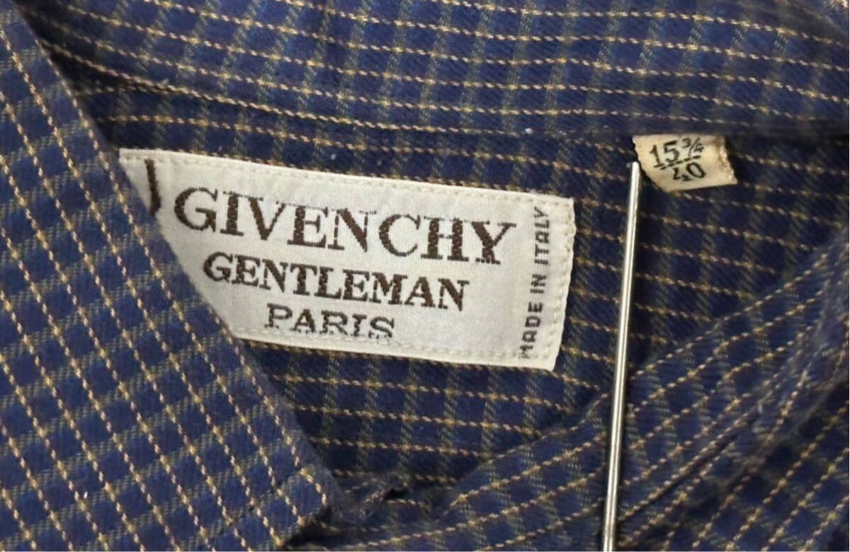 GIVENCHY ジバンシィ チェック シャツ コットン 長袖 GIVENCHY ジバンシィ チェック シャツ コットン 長袖