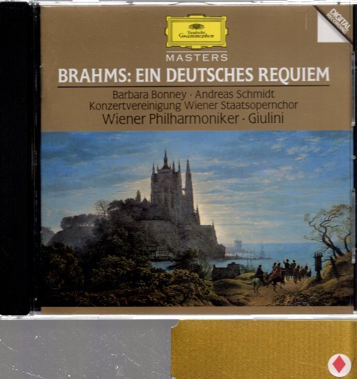 Yahoo!オークション - a767 ブラームス EIN DEUTSCHES REQUIEM/ジュリ...