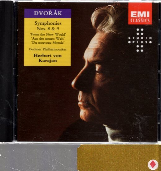 Yahoo!オークション - b269 ドヴォルザーク 交響曲第8＆9番/カラヤン
