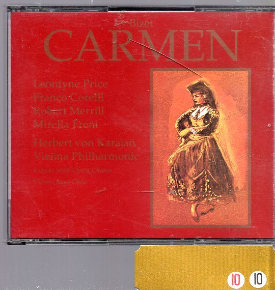 Yahoo!オークション - ビゼー 歌劇「カルメン」/カラヤン＆VPO（3CD)