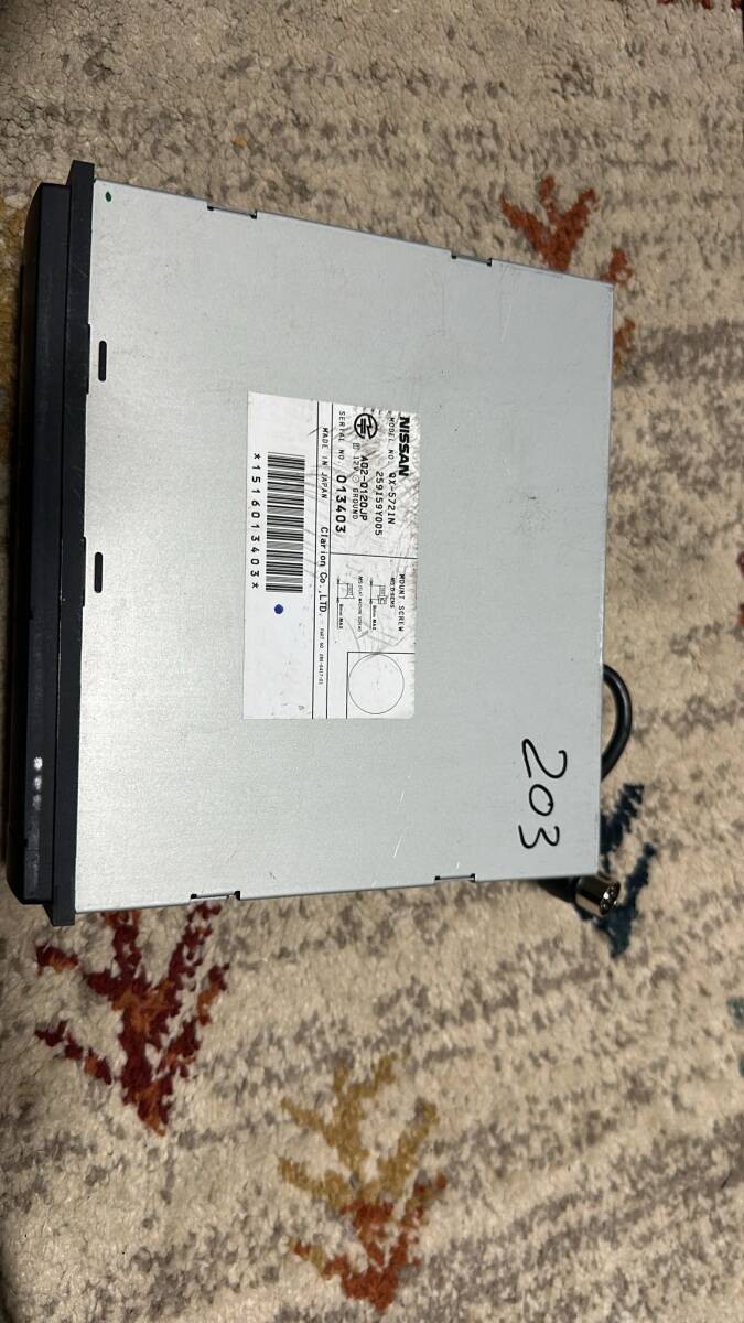 Yahoo!オークション - ティアナ JM 前期(J31) 純正 clarion DVD ナビ...