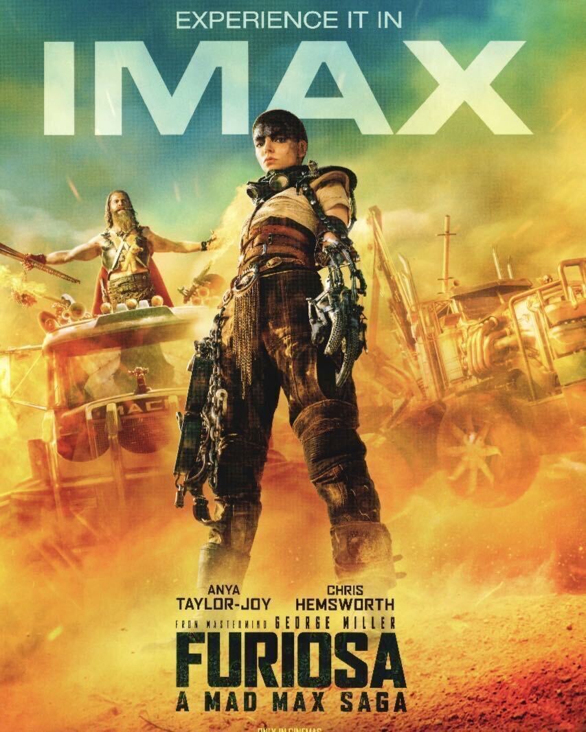 日本代購代標第一品牌【樂淘letao】－映画 MAD MAX マッドマックスフリオサ IMAX入場者特典 A3ポスター 筒入り発送 送料330円(筒代込み)