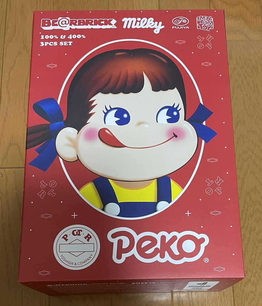 ベアブリック BE@RBRICK POTR ペコちゃん 400％のみ 不二家公式ネットショップ 当選品 吉田カバン FUJIYA PECO 吉田カバン コラボ(キューブリック、ベアブリック ...