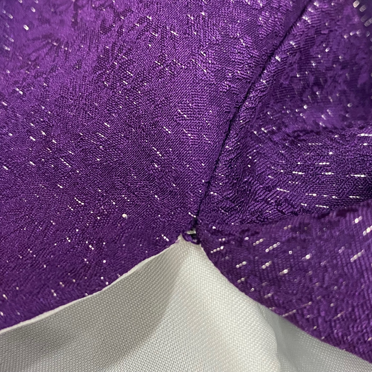 Yahoo!オークション - 振袖 身丈167cm 裄丈67.5cm L 袷 桜 草花 銀通し...