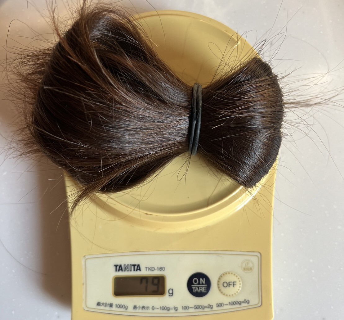 Yahoo!オークション - 毛束 髪束 44cm 79g