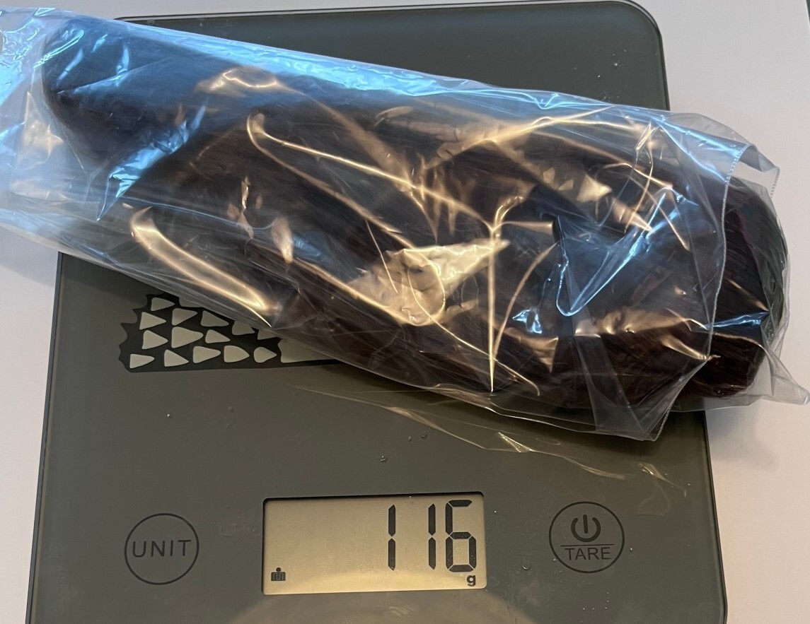 Yahoo!オークション - 毛束 髪束 43cm 116g