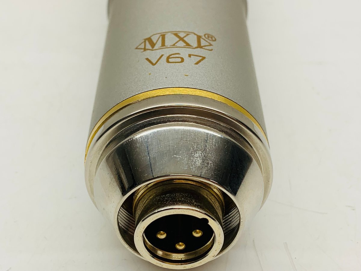 Yahoo!オークション - 【動作未確認】MXL V67 コンデンサーマイク シル...